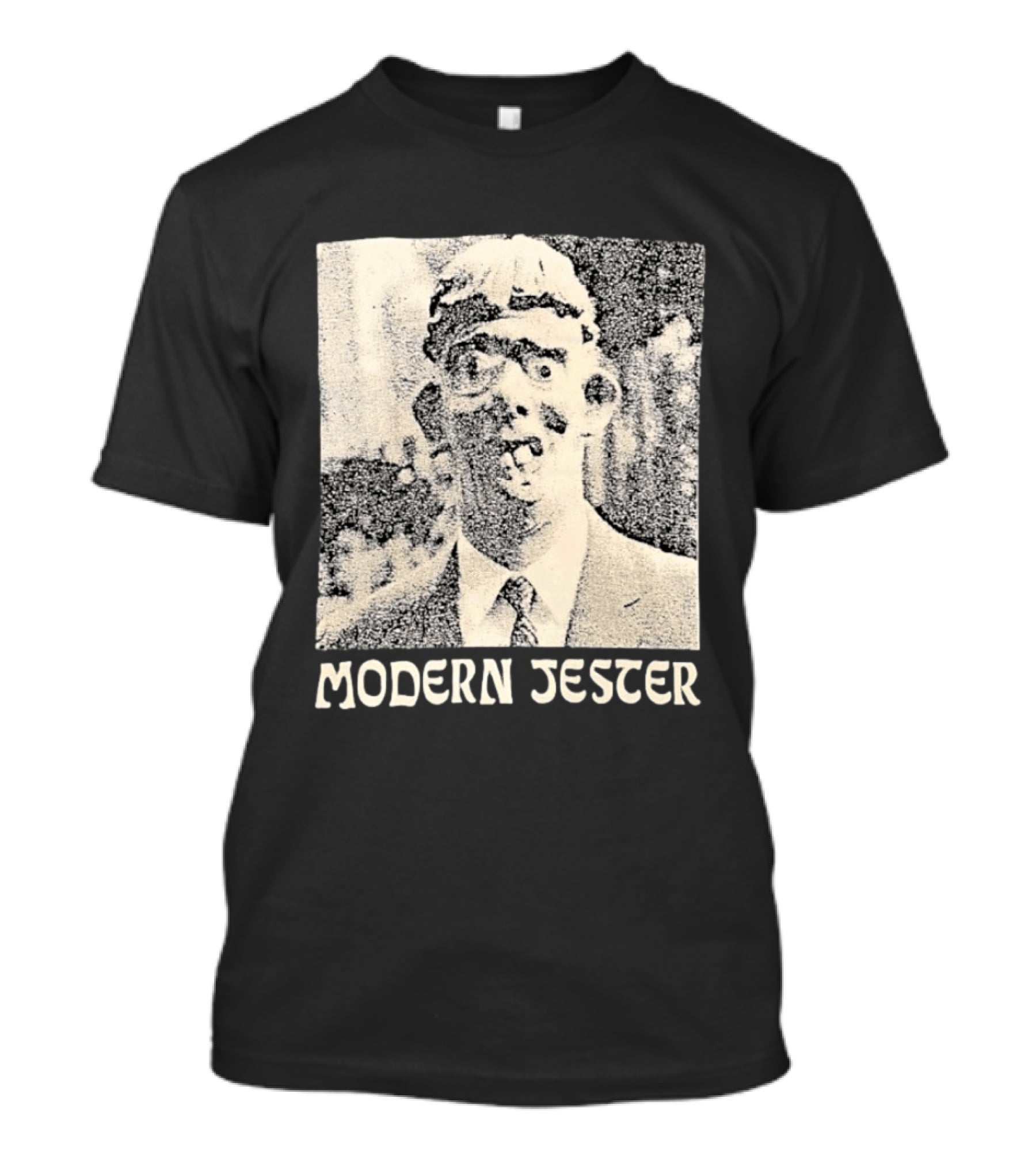 Modern Jester Aaron Dilloway Album Cover Art Distorted Face T-Shirt