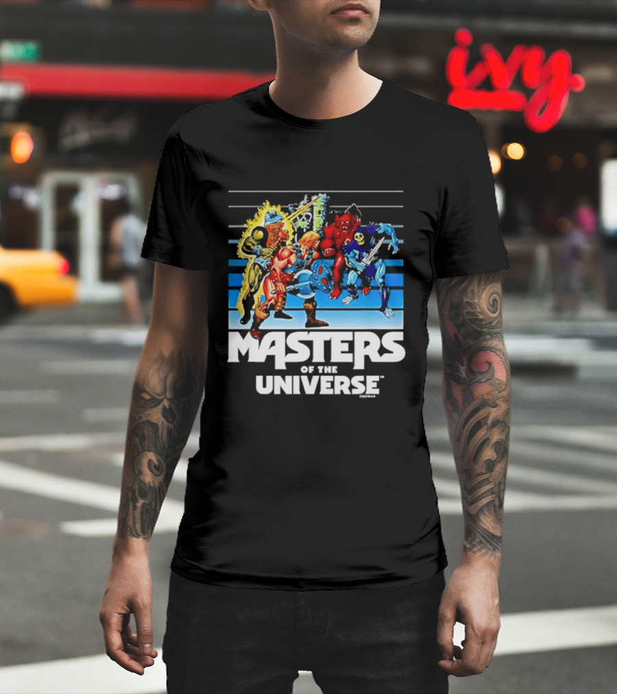 Masters Of The Universe He Man Skeletor And Characters Clash T-Shirt