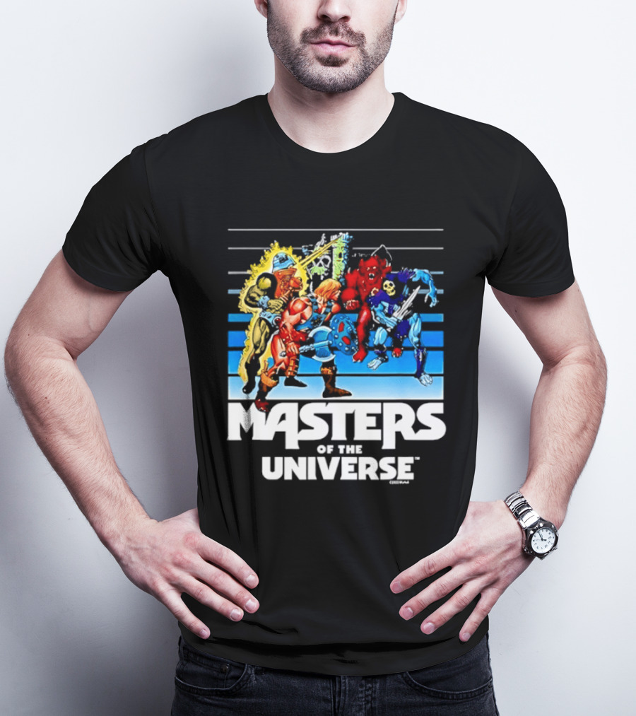 Masters Of The Universe He Man Skeletor And Characters Clash T-Shirt