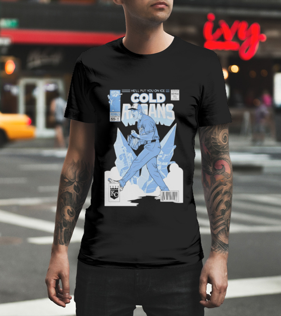 Kansas City Royals Cold Cole Ragans He'll Put You On Ice T-Shirt