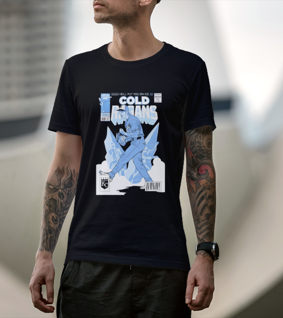 Kansas City Royals Cold Cole Ragans He'll Put You On Ice T-Shirt