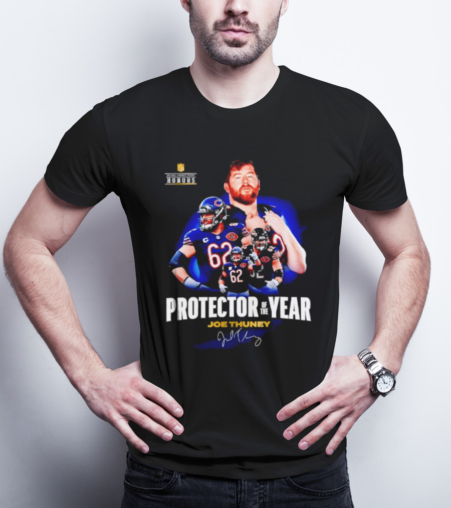Chicago Bears Joe Thuney Protector Of The Year Honor 2025 T-Shirt