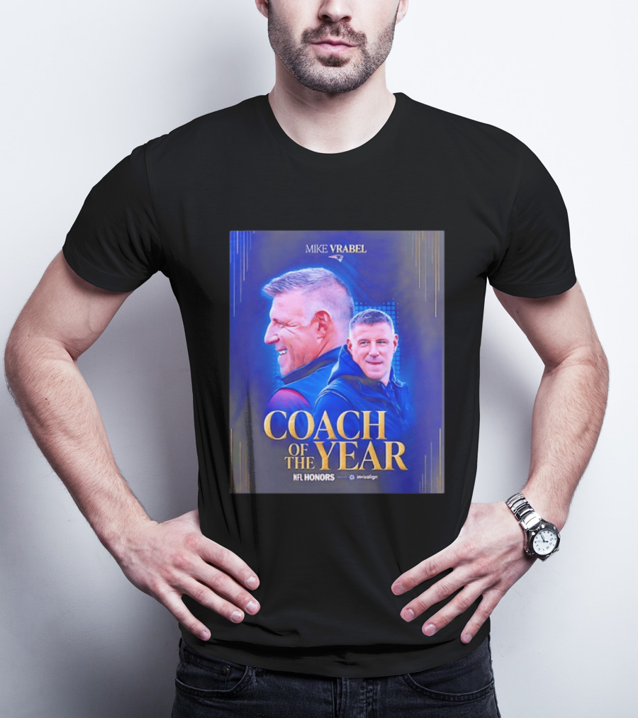 Mike Vrabel Coach Of The Year NFL Honors Patriots 2025 T-Shirt