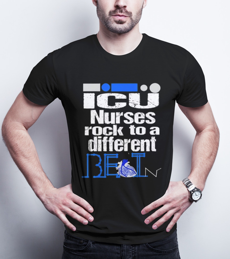 ICU Nurses Rock To A Different Beat With Heart T-Shirt