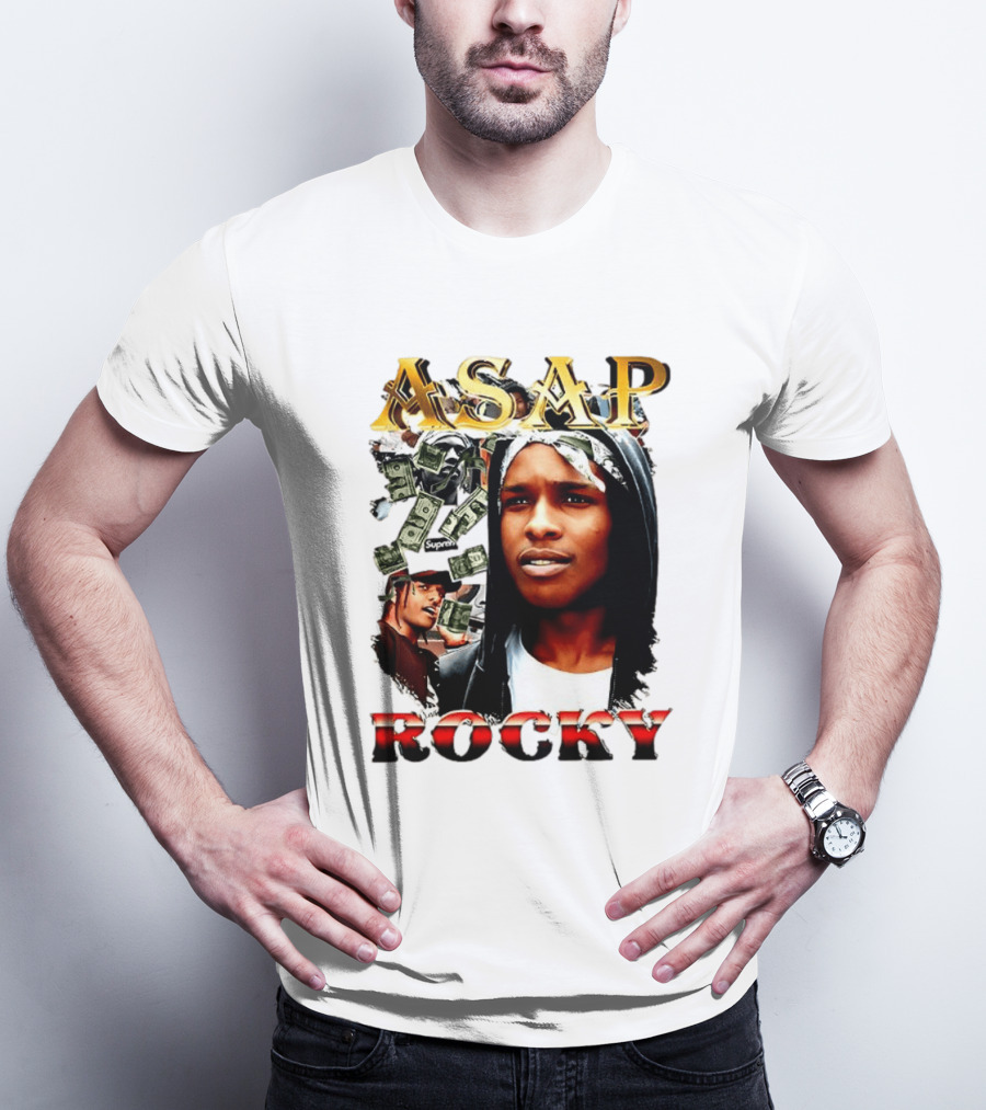 ASAP Rocky Supreme Dollar Money Music Lover T-Shirt