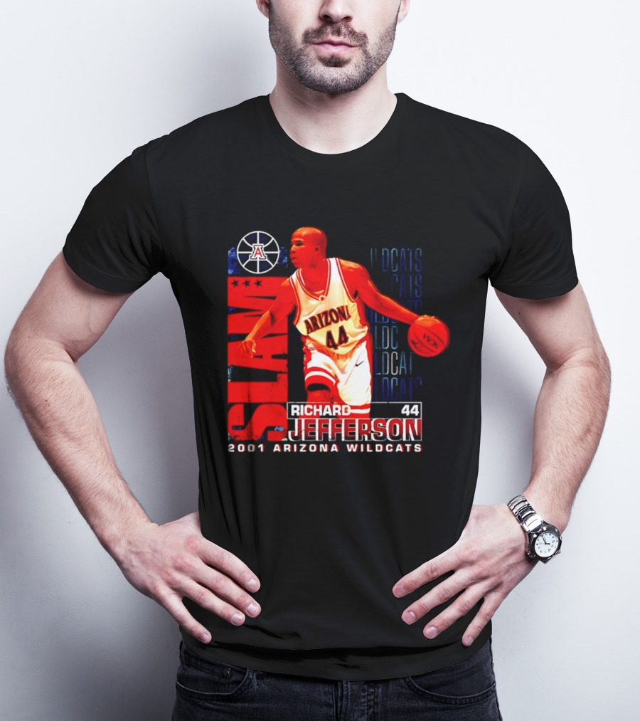 Richard Jefferson 2001 Arizona Wildcats Slam Dunk Wildcats T-Shirt