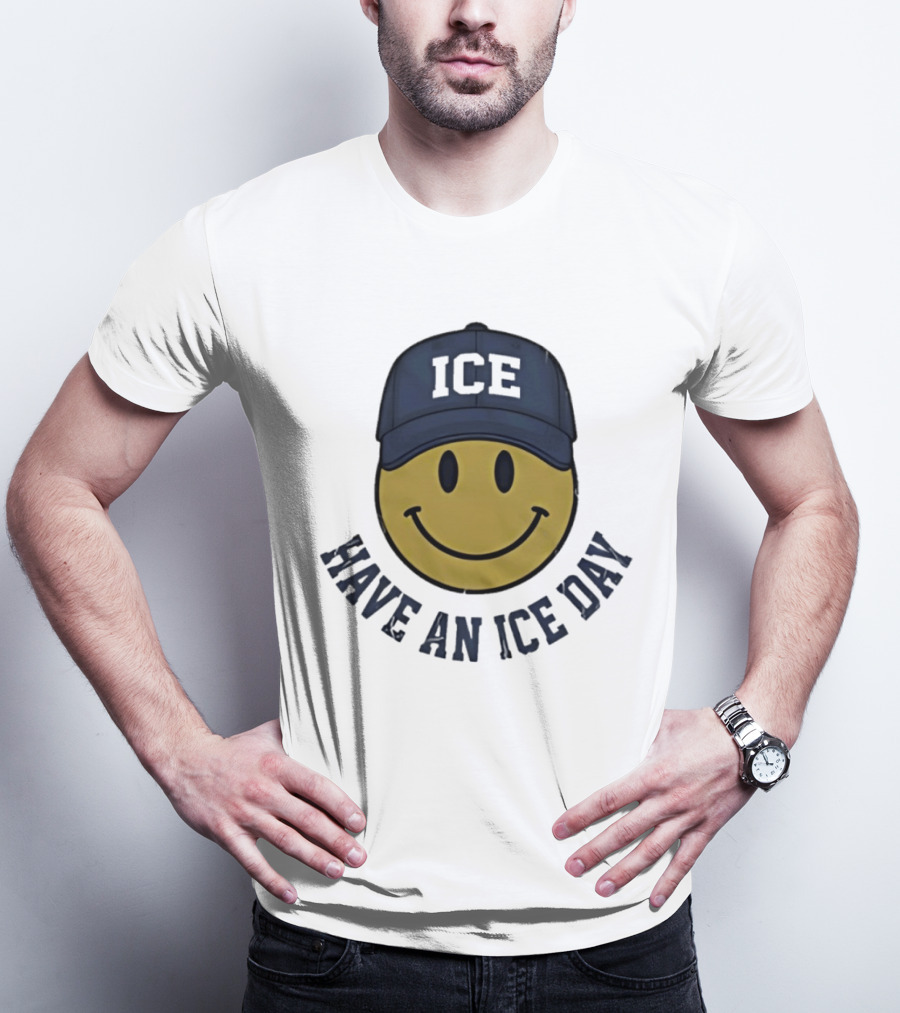 Have An Ice Day ICE Smiley Face Youth T-Shirt