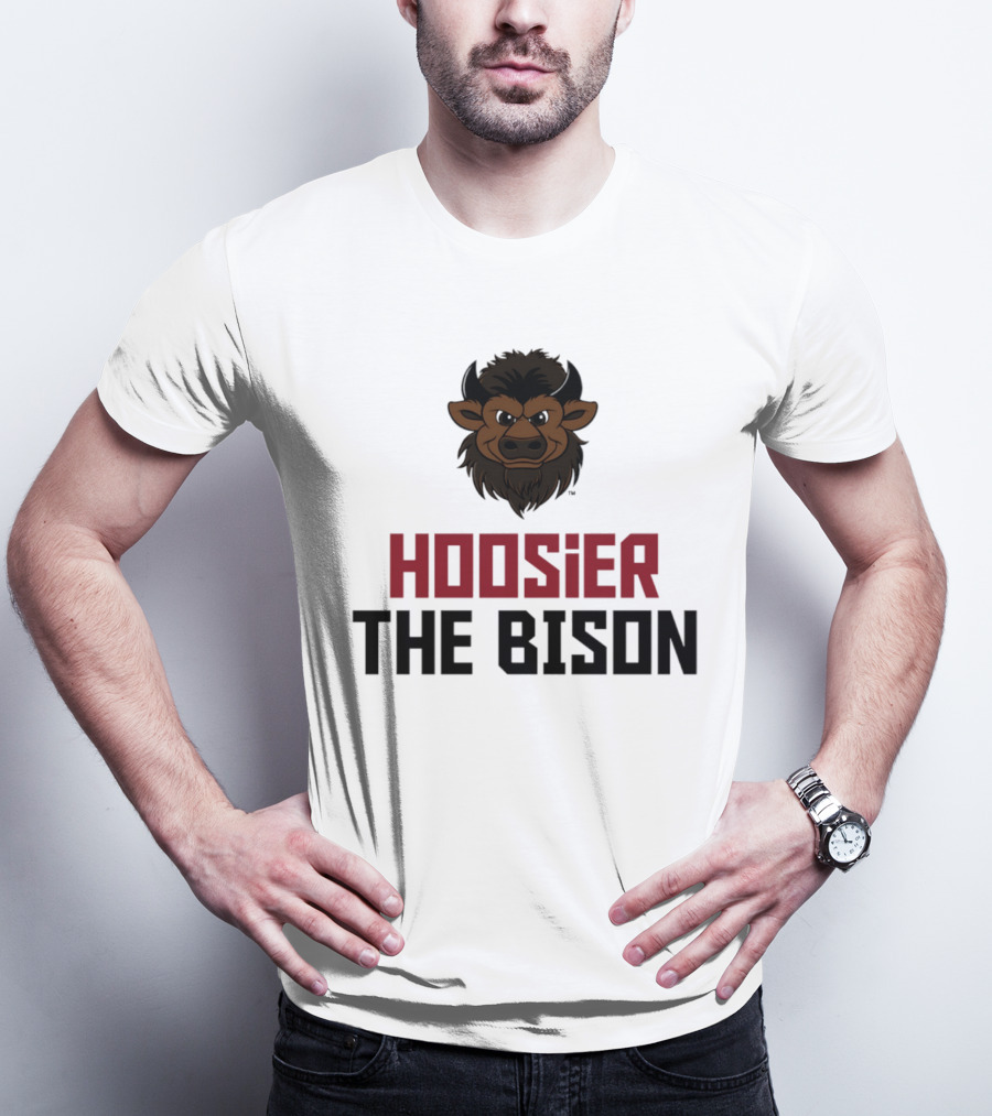 Hoosier The Bison Indiana Squared Off T-Shirt