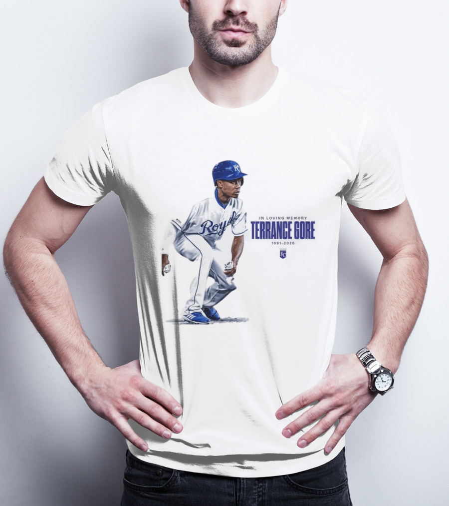 Kansas City Royals Terrance Gore 1991 2026 RIP In Loving Memory T-Shirt