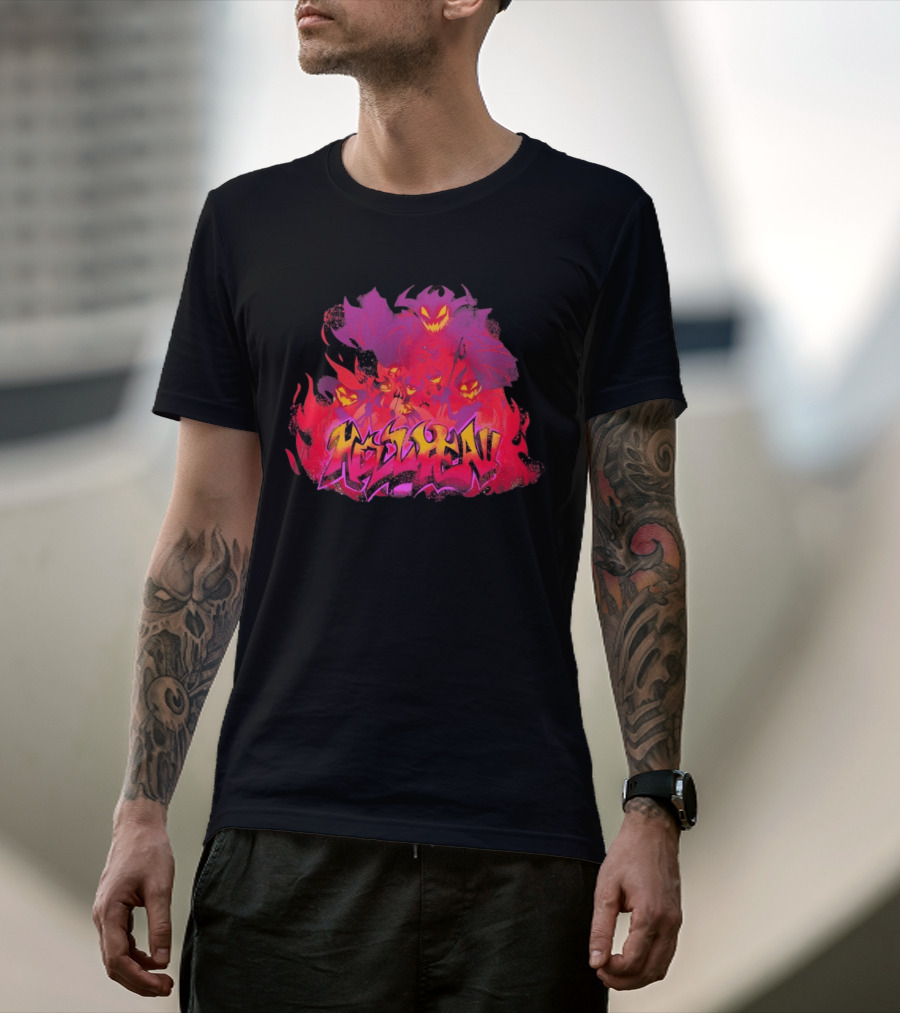 Helluva Boss SpindleHorse Graffiti Demon T-Shirt