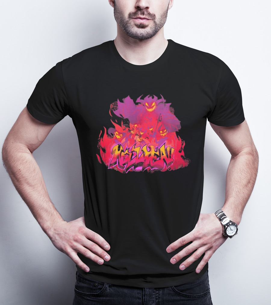 Helluva Boss SpindleHorse Graffiti Demon T-Shirt