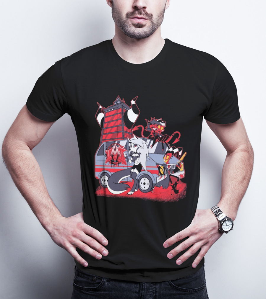 SpindleHorse IMP Van Characters Cartoon T-Shirt