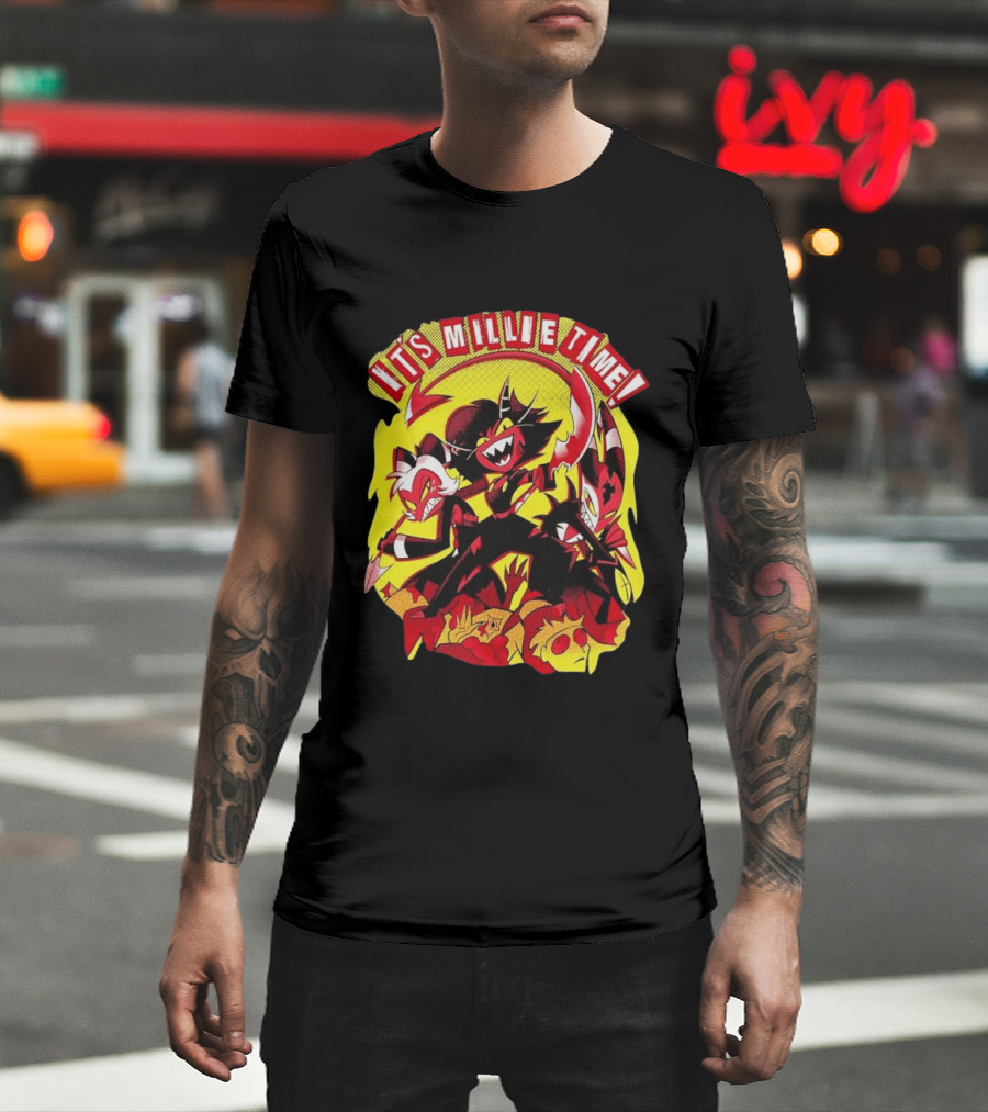 Spindlehorse It's Millie Time Helluva Boss Characters T-Shirt