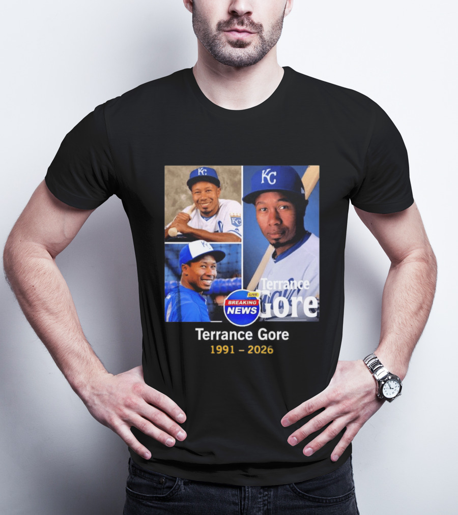 Terrance Gore Kansas City KC Breaking News 1991 2026 T-Shirt