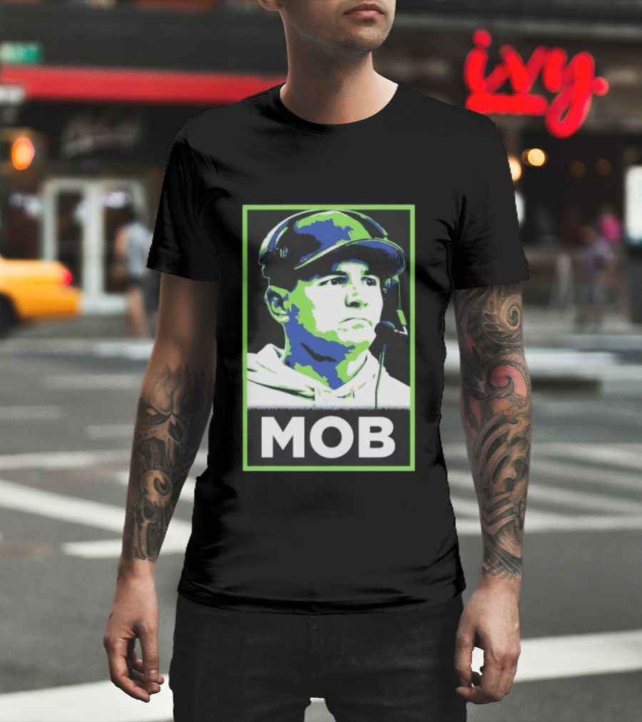 Seattle Seahawks MOB Coach Iconic Headset T-Shirt