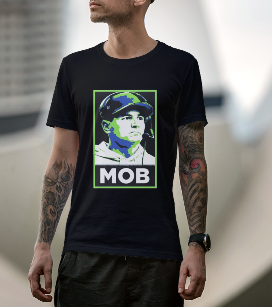 Seattle Seahawks MOB Coach Iconic Headset T-Shirt