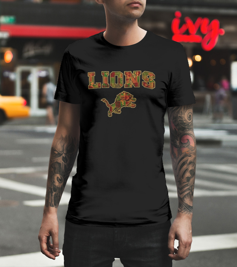 Detroit Lions Century Of Strength 100th Pride Of History T-Shirt