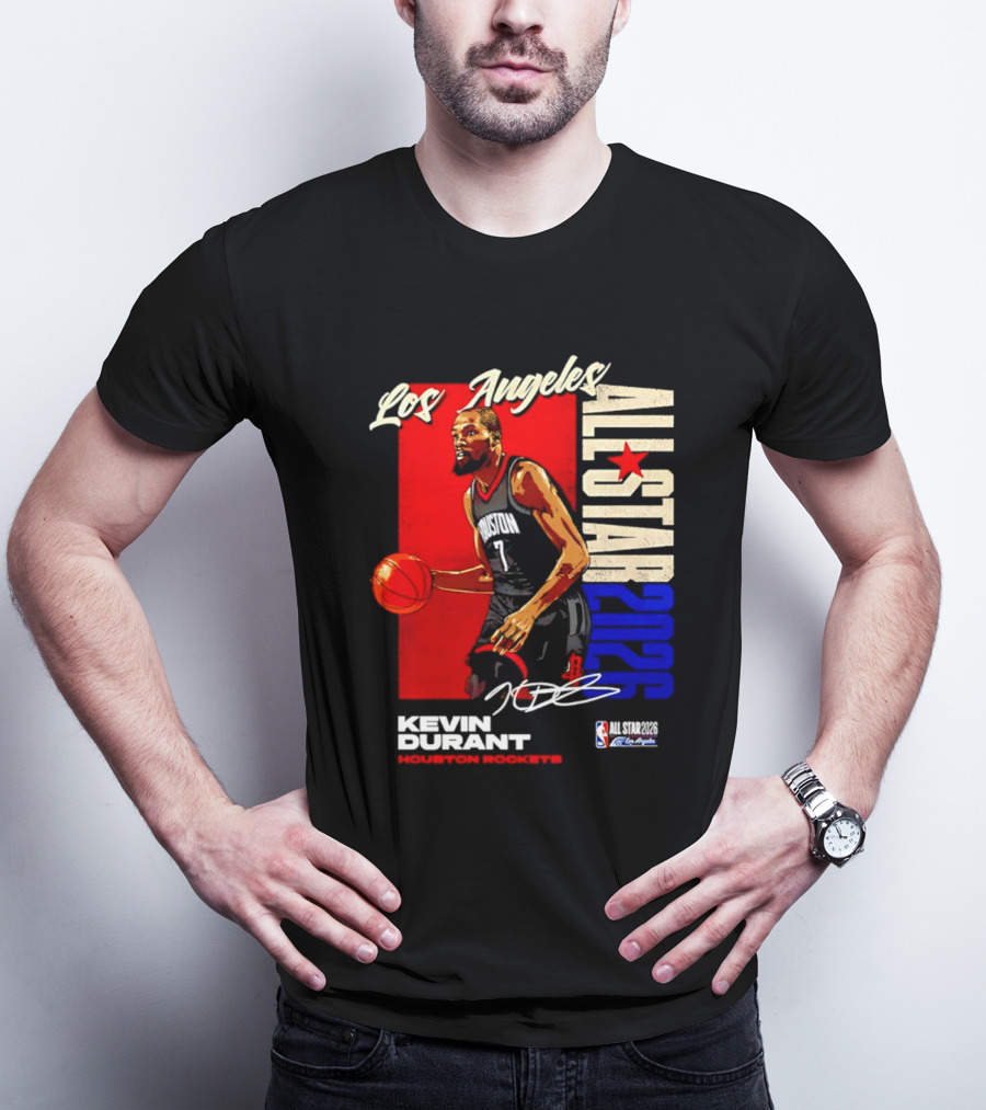 Los Angeles All Star 2026 Kevin Durant Houston Rockets T-Shirt