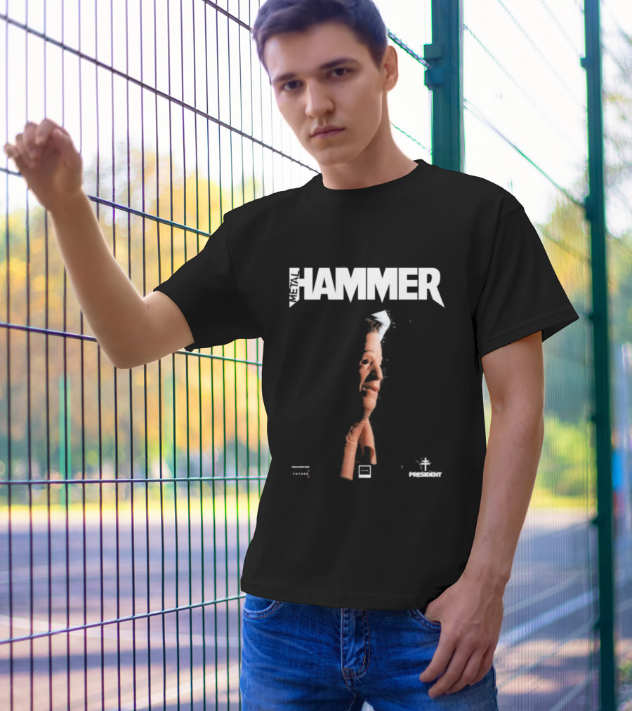 President X Metal Hammer The New Heavy 2026 Distorted Face Concept T-Shirt