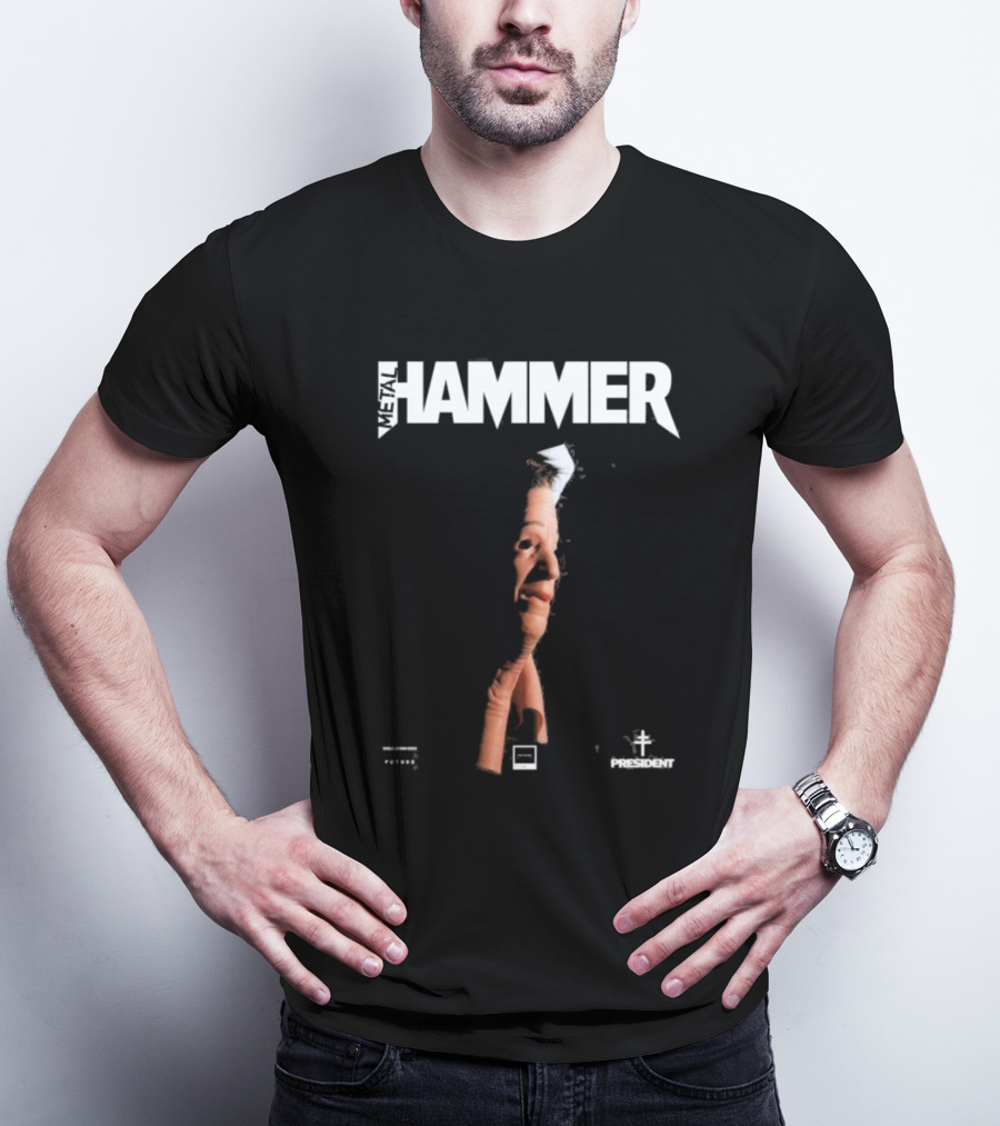 President X Metal Hammer The New Heavy 2026 Distorted Face Concept T-Shirt