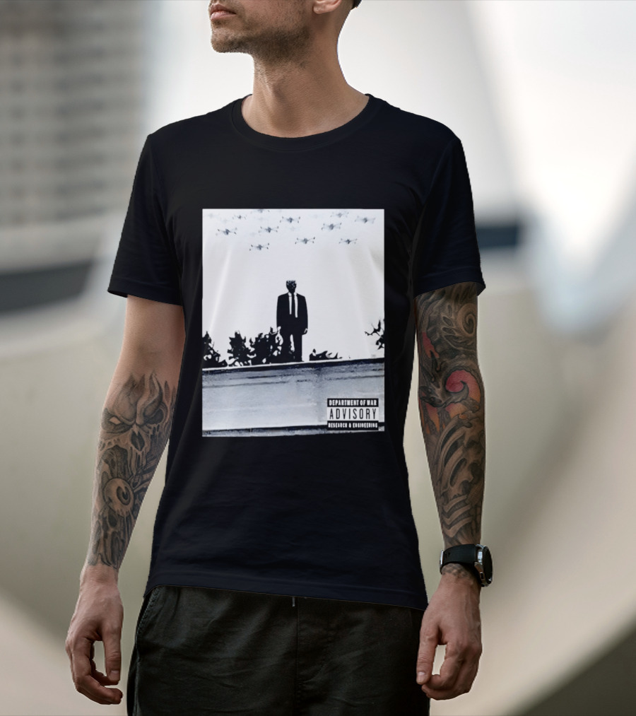 Trump Drone 2026 Department Of War Advisory Research And Development T-Shirt