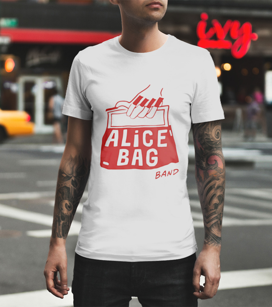 Alice Bag Band Iconic Red Hand Sardine Concept 2026 T-Shirt