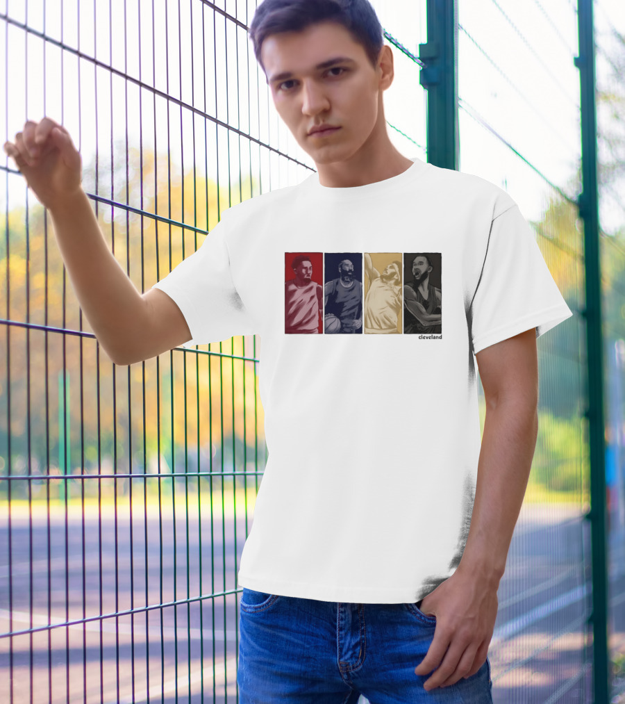 Cleveland Browns Youth Core Four Basketball Players Cleveland T-Shirt
