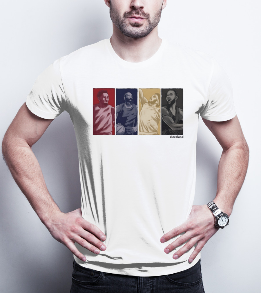 Cleveland Browns Youth Core Four Basketball Players Cleveland T-Shirt