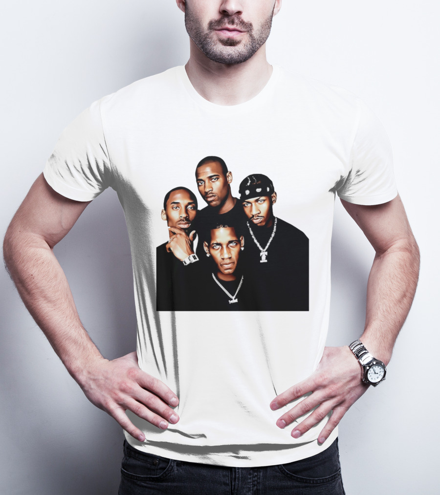 Kobe Iverson Mac Carter Basketball Legends Iconic Group T-Shirt