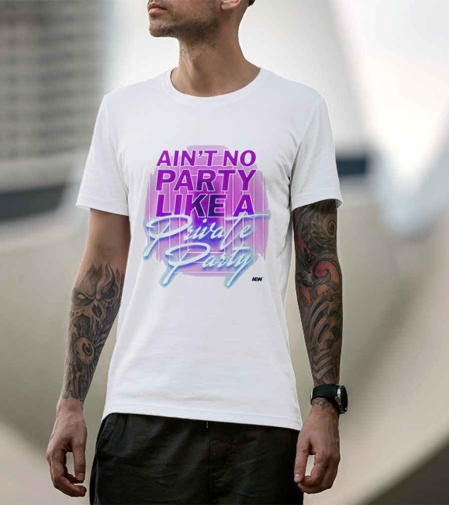Ain't No Party Like A Private Party Retro Vibe T-Shirt