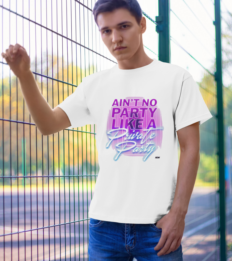 Ain't No Party Like A Private Party Retro Vibe T-Shirt