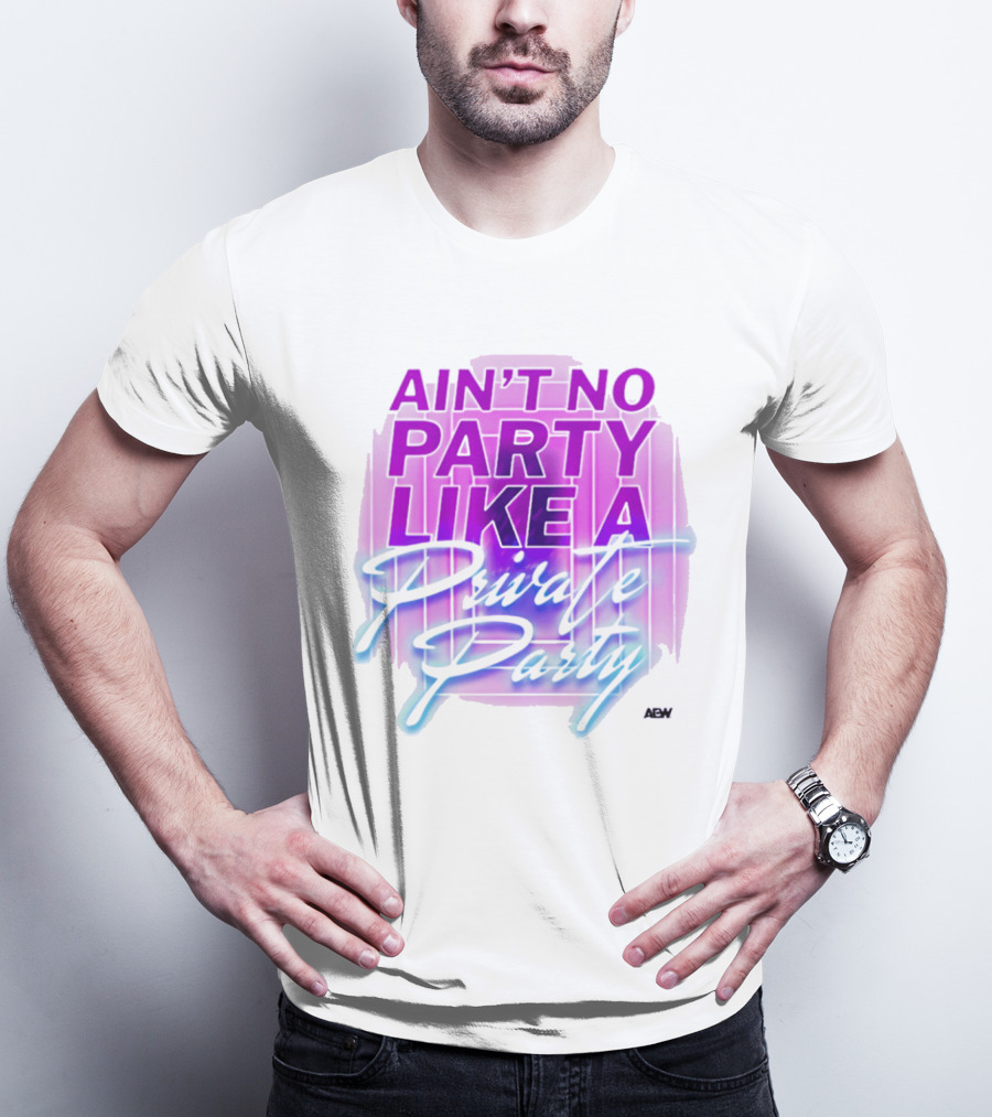 Ain't No Party Like A Private Party Retro Vibe T-Shirt