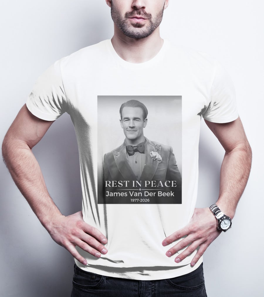 Rest In Peace James Van Der Beek 1977 2026 T-Shirt