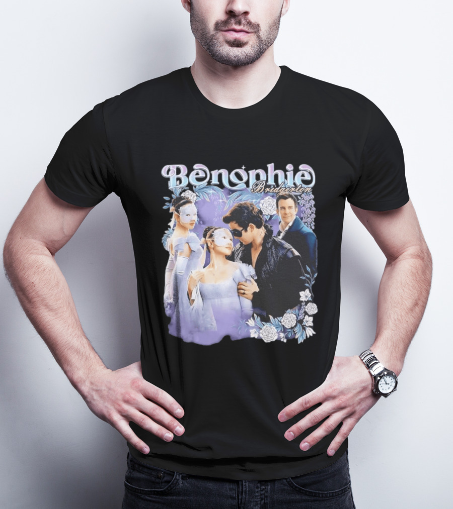 Benophie Bridgerton Romance Masquerade Fantasy Roses T-Shirt