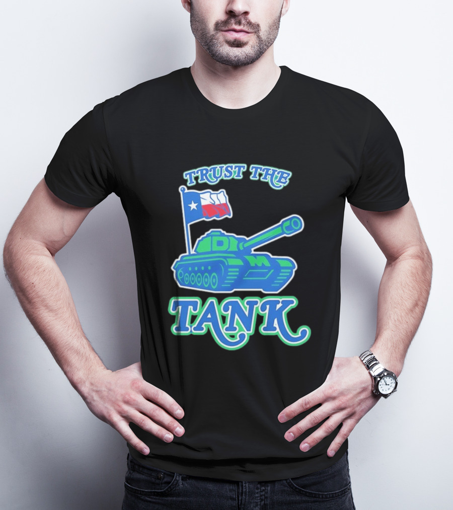 Trust The Tank Dallas Mavericks Texas Flag Tank T-Shirt