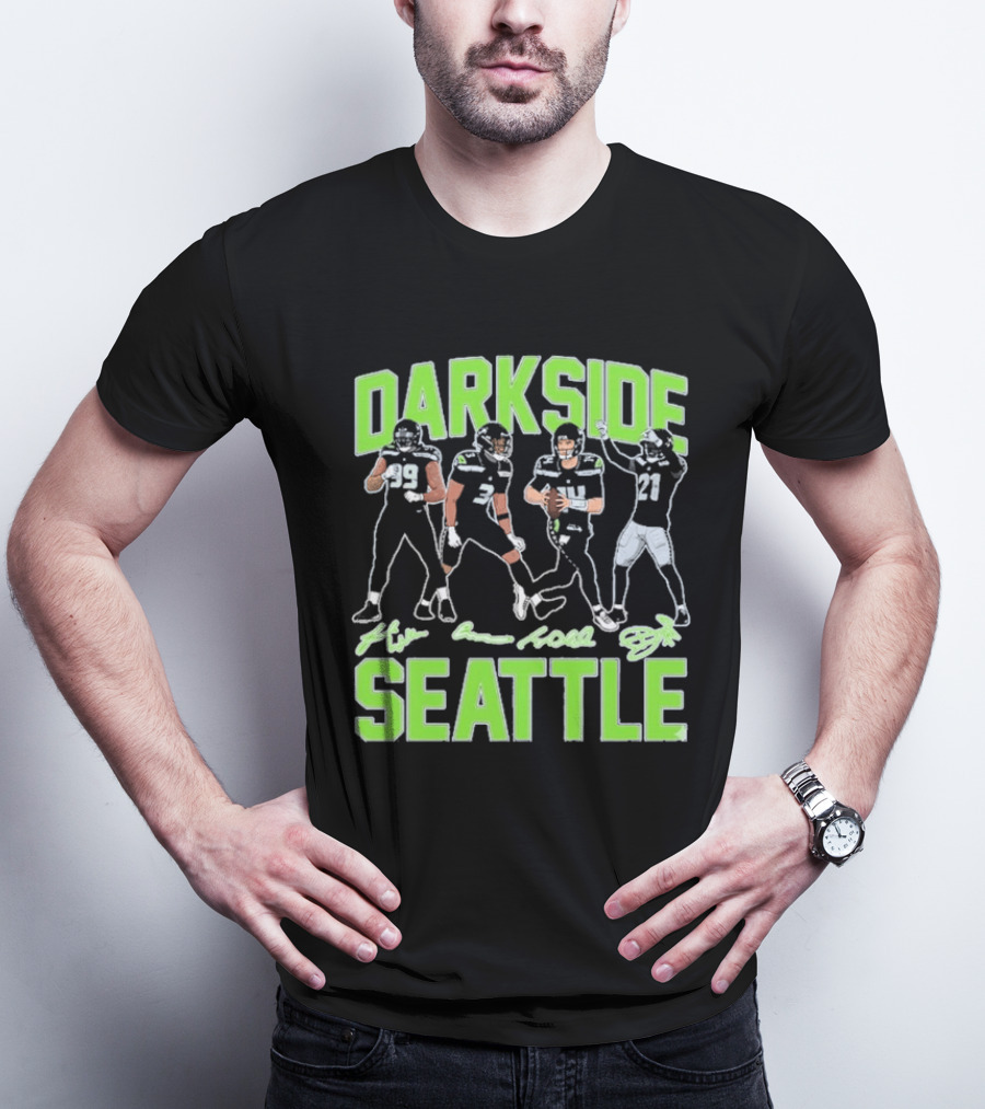 Dark Side Seattle Williams Emmanwori Jones Witherspoon Football Team T-Shirt