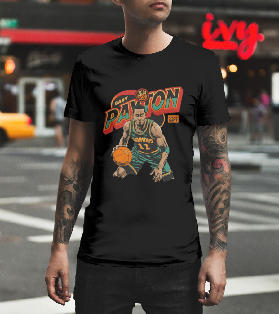 Gary Payton Richmonds 11 Hybrid GPT Basketball T-Shirt