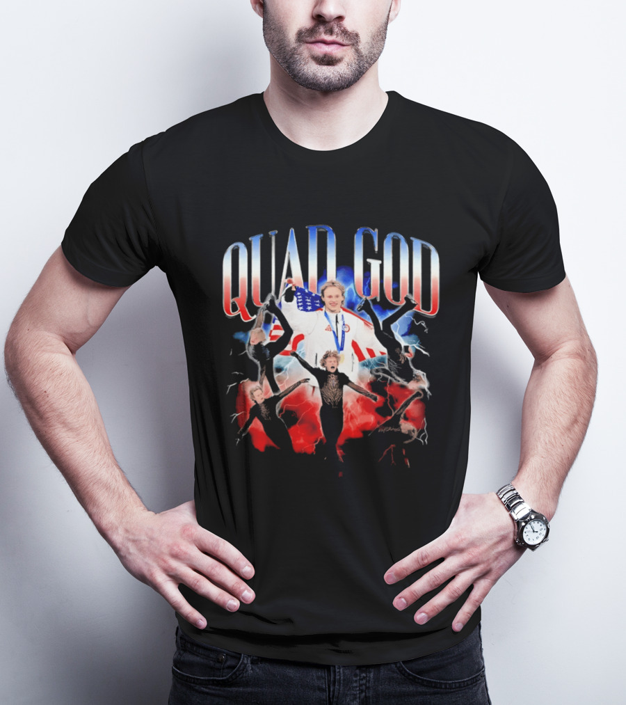 Quad God Miracle On Ice Olympic Champion T-Shirt