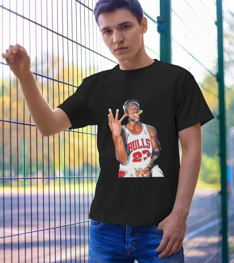 Giannis Antetokounmpo Mj Cigar Chicago Bulls 23 Basketball Legend T-Shirt