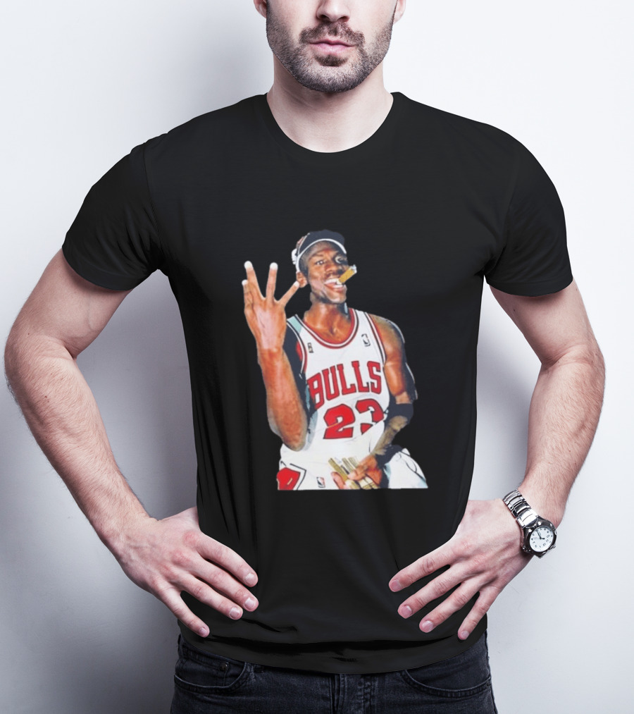 Giannis Antetokounmpo Mj Cigar Chicago Bulls 23 Basketball Legend T-Shirt