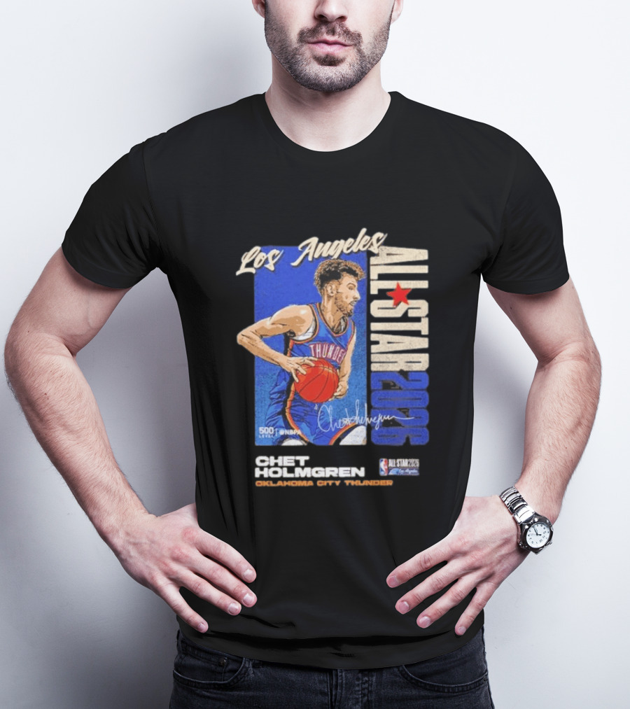 Los Angeles 2026 Chet Holmgren Oklahoma City Thunder NBA All Star T-Shirt