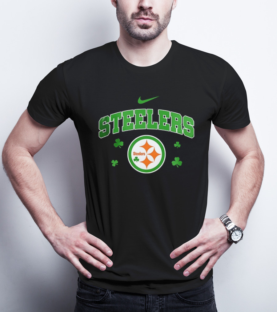 Pittsburgh Steelers Irish Woman Witch Soul Shamrock Fan T-Shirt