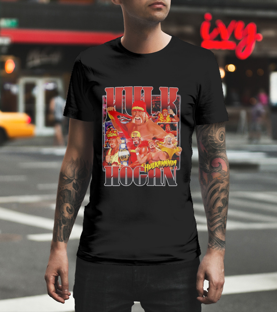 Hulk Hogan Hulkamania Memorial RIP Iconic Wrestling Legend T-Shirt