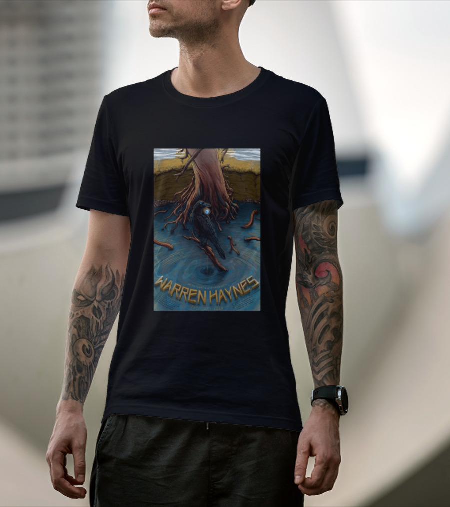 Warren Haynes An Intimate Evening February 2026 Raven And Tree Roots T-Shirt