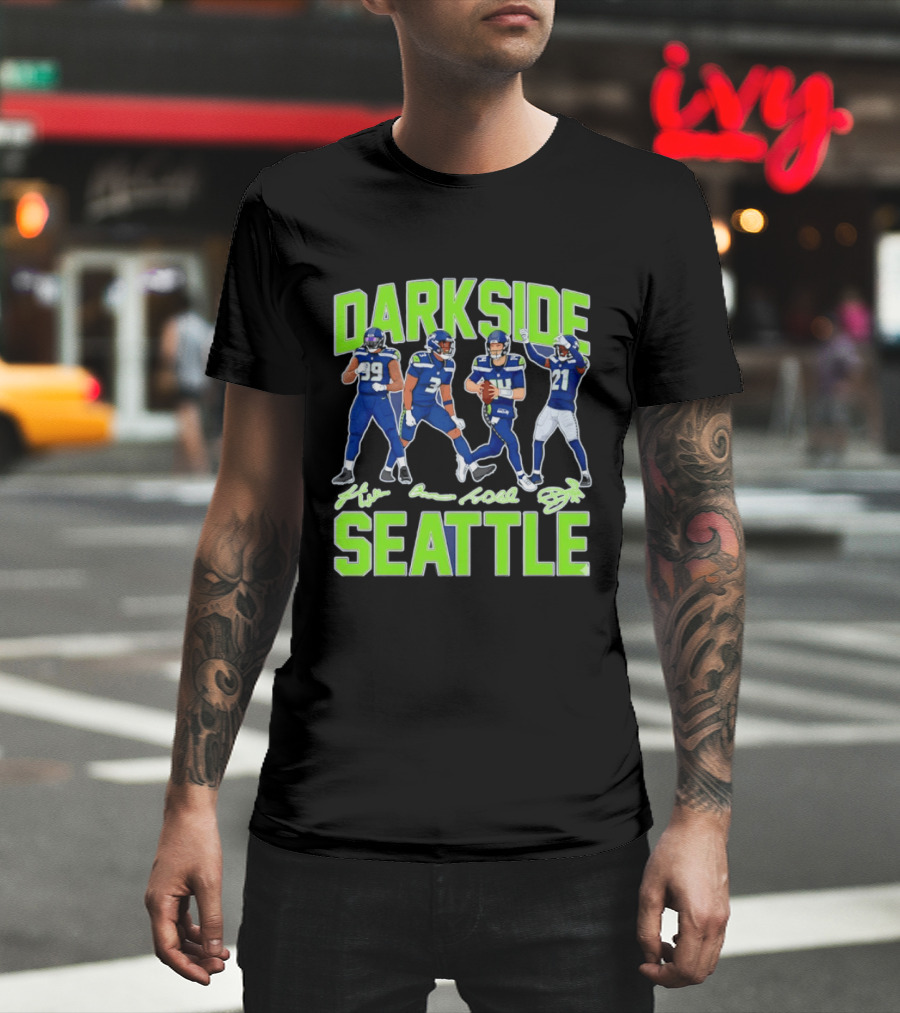 Dark Side Seattle Williams Emmanwori Jones Witherspoon Football Team Players T-Shirt