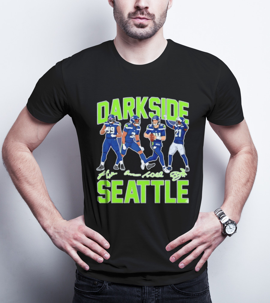 Dark Side Seattle Williams Emmanwori Jones Witherspoon Football Team Players T-Shirt