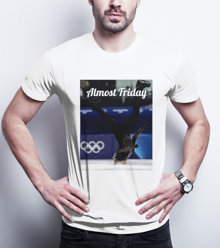 Almost Friday Skating Backflip Olympics Iconic Moment T-Shirt
