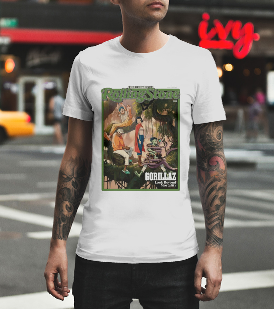 The Reset Issue Rolling Stone India Gorillaz Look Beyond Mortality T-Shirt