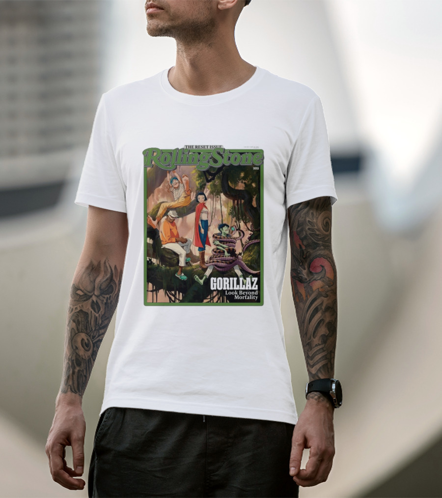 The Reset Issue Rolling Stone India Gorillaz Look Beyond Mortality T-Shirt