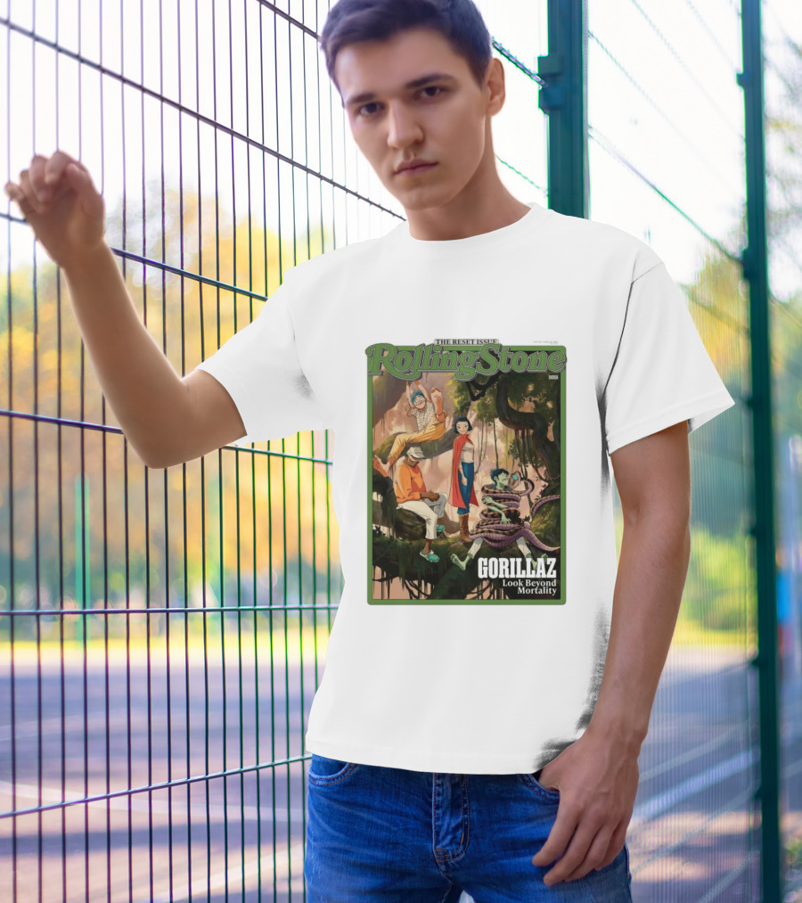 The Reset Issue Rolling Stone India Gorillaz Look Beyond Mortality T-Shirt
